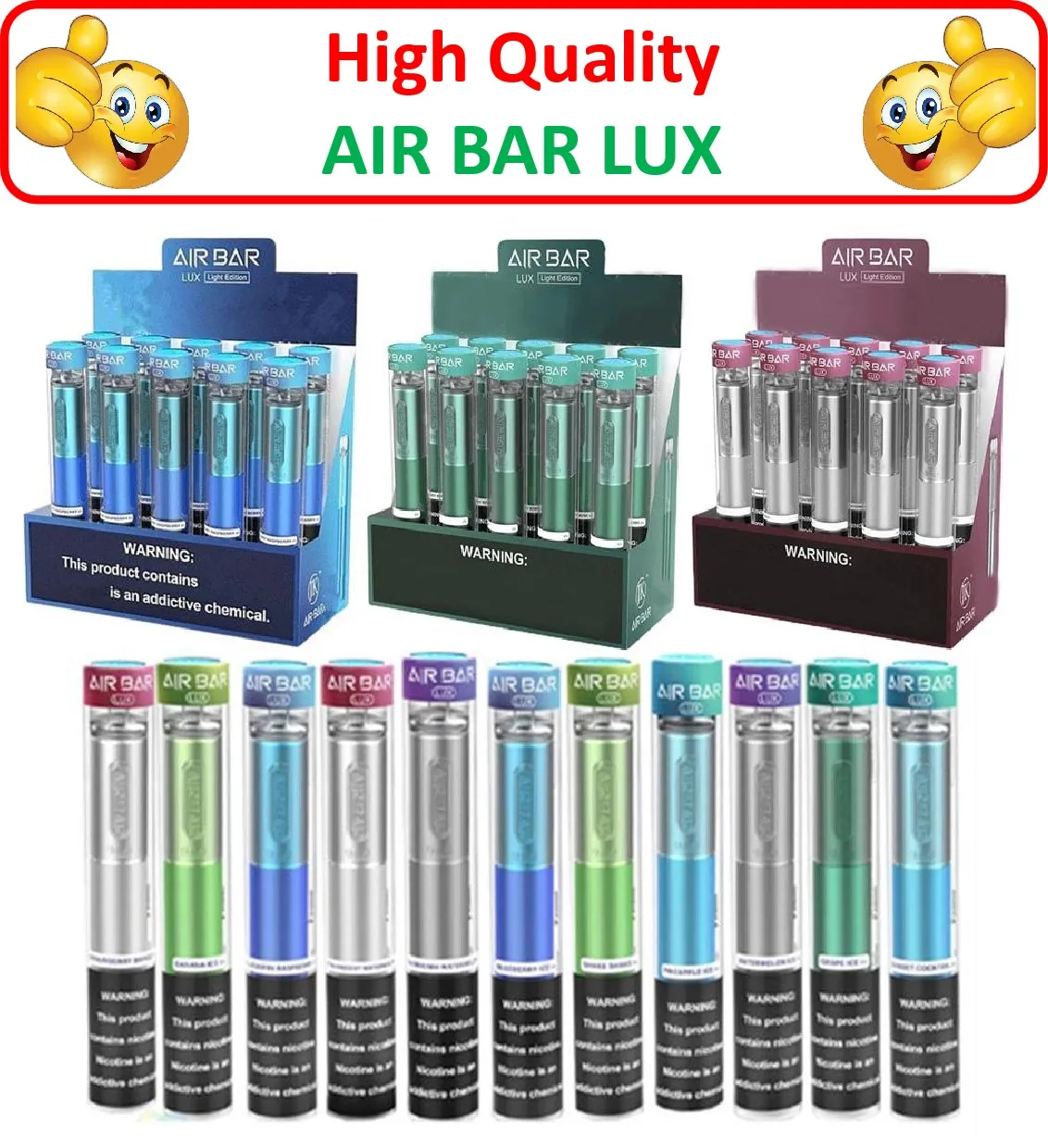 Air Bar Lux Air Bar Vapes Disposable Vapes Bars Empty Cartridge Pods ...