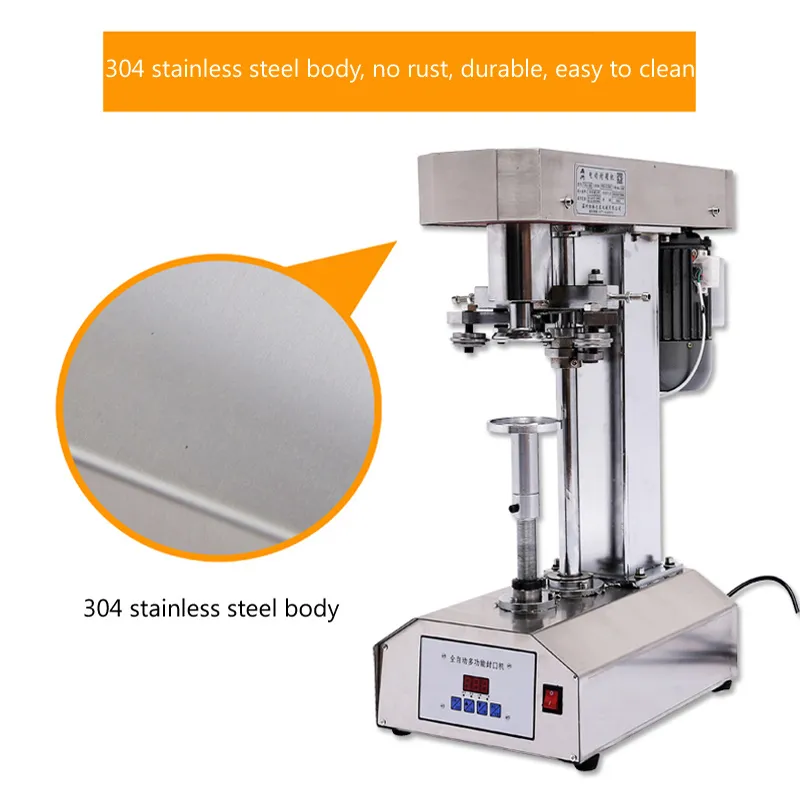 Automatic Bottle Capping Machine - Aluminum & Plastic Bottle Sealer ...