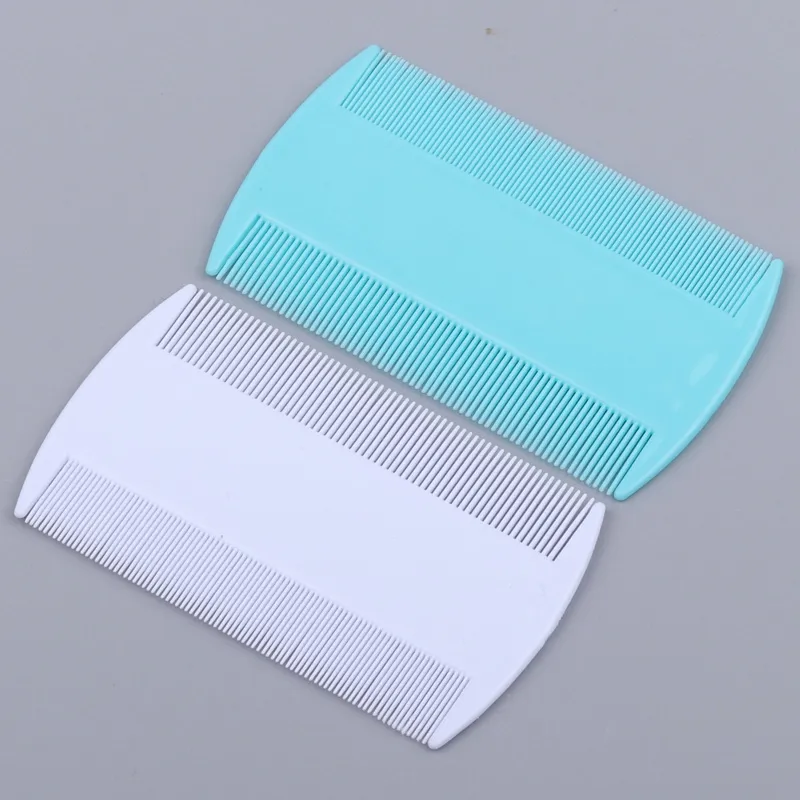 Pet Supplies Double-Sided Comb: Plastic Fine-Toothed Flea Lice Comb for ...