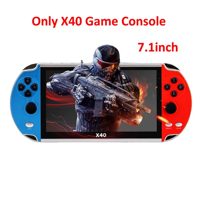 Portable Handheld Retro Game Console With 16GB Memory, 7.1 LCD Screen ...