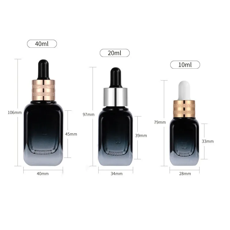 Wholesale Elegant Glass Dropper Mini Perfume Bottles Empty With Thick ...