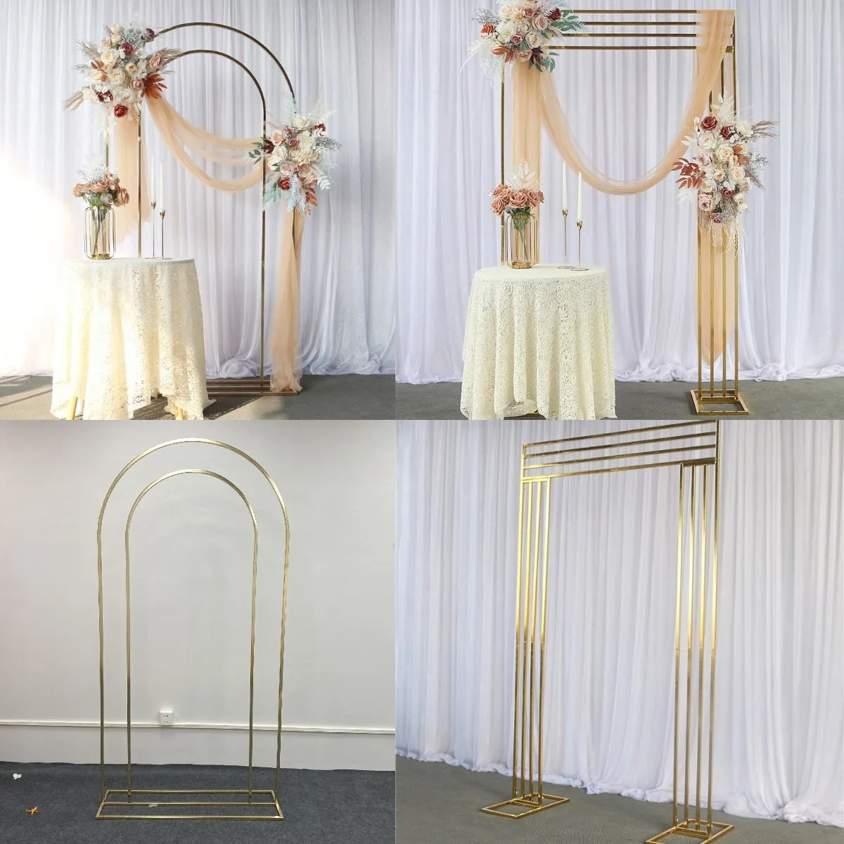 Metal Arch Grand Event Geometric Welcome Frame... From Homeparty1314 ...