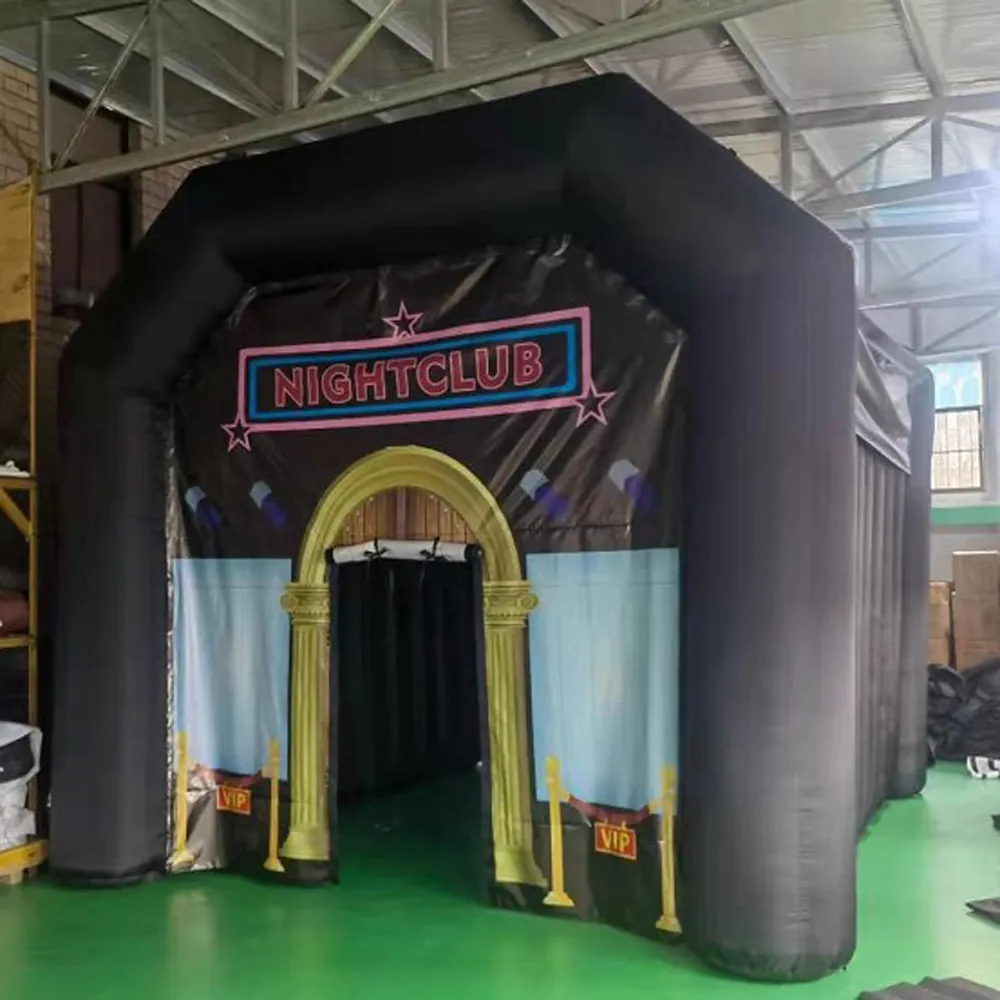 Inflatable Nightclub Tent 4.5x4.5m - Portable Party Tent, Oxford Cloth ...