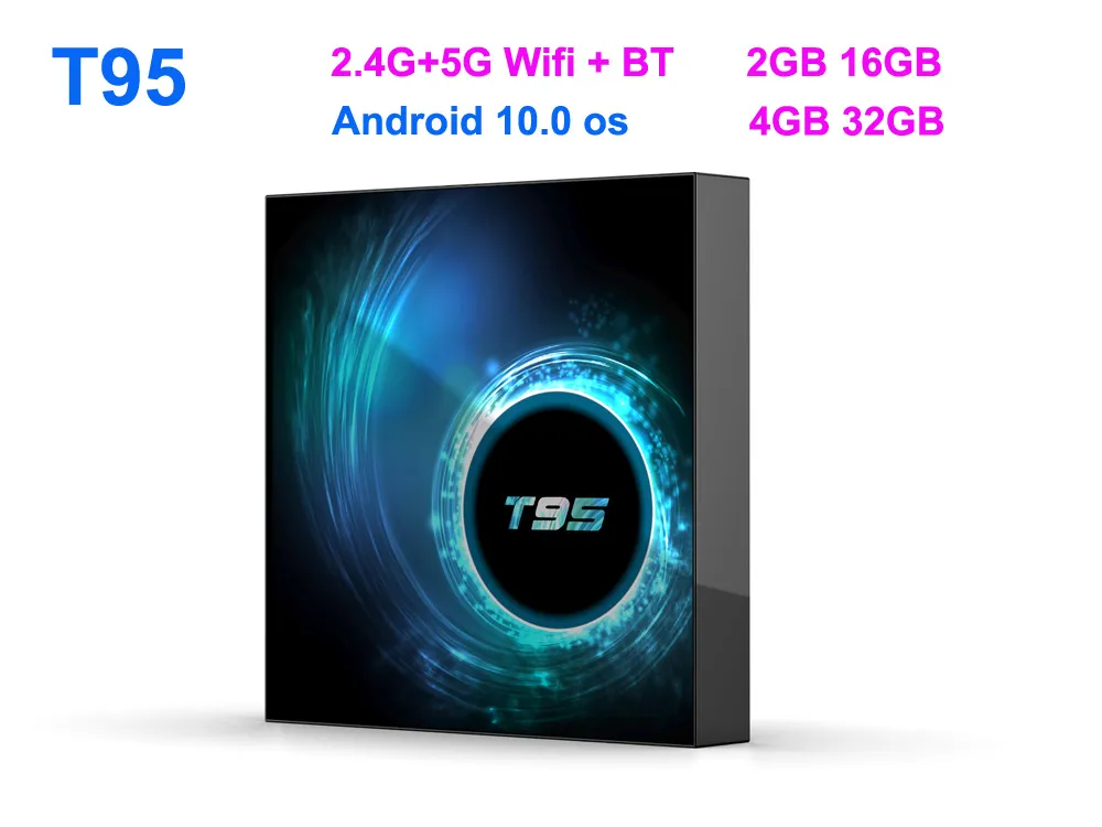 T95 Android TV Box: 4K Streaming, 32GB Storage, 2.4G & 5G WiFi From ...