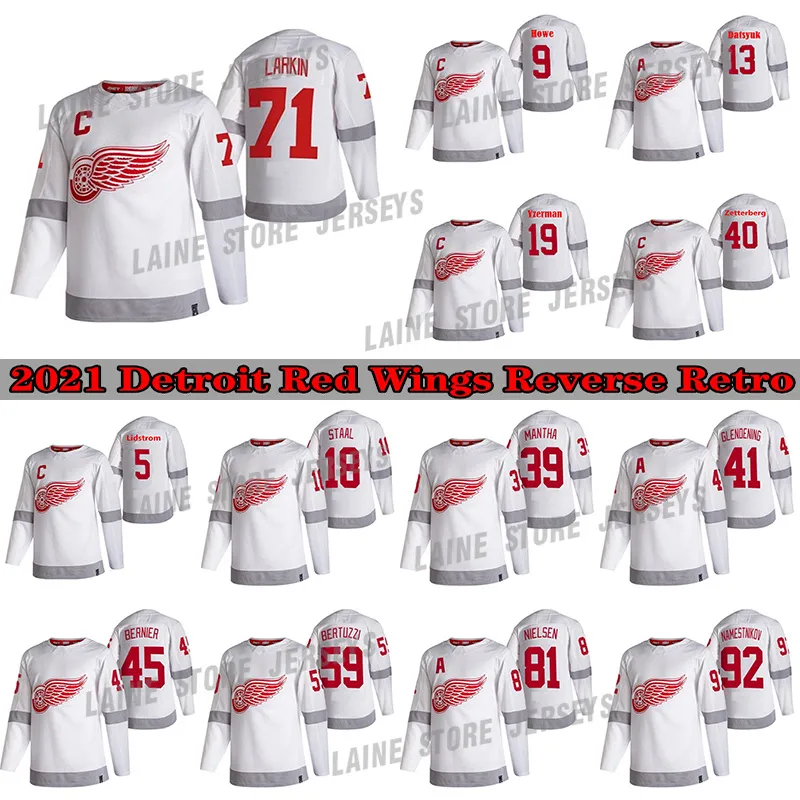Detroit Red Wings Jersey 2021 Reverse Retro 71 Dylan... From Number1 ...