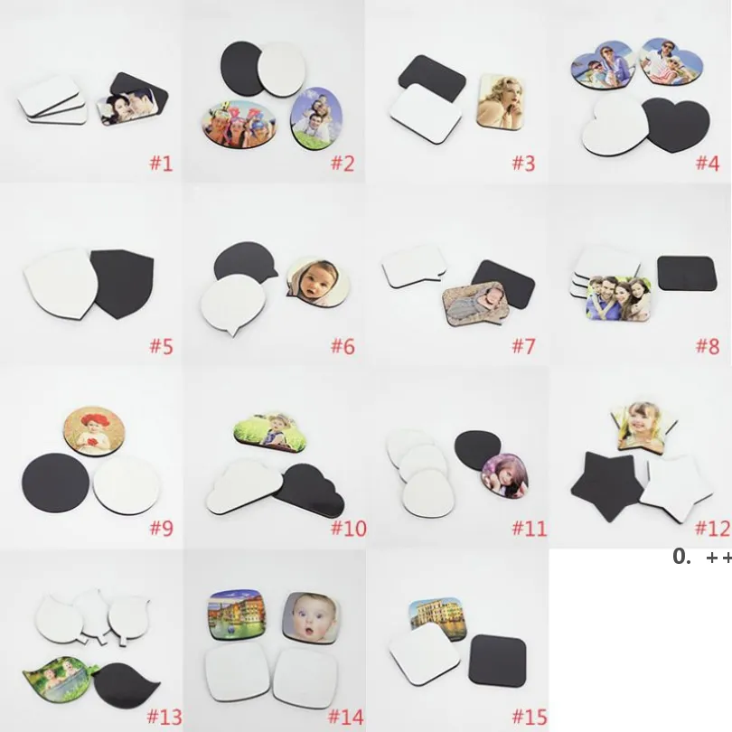 MDF Sublimation Blank Fridge Magnet Sublimation For DIY Photo Home ...