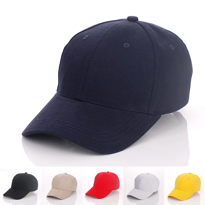 Plain Cotton Baseball Caps: Adjustable Strap, Curved Brim. Shop Now ...