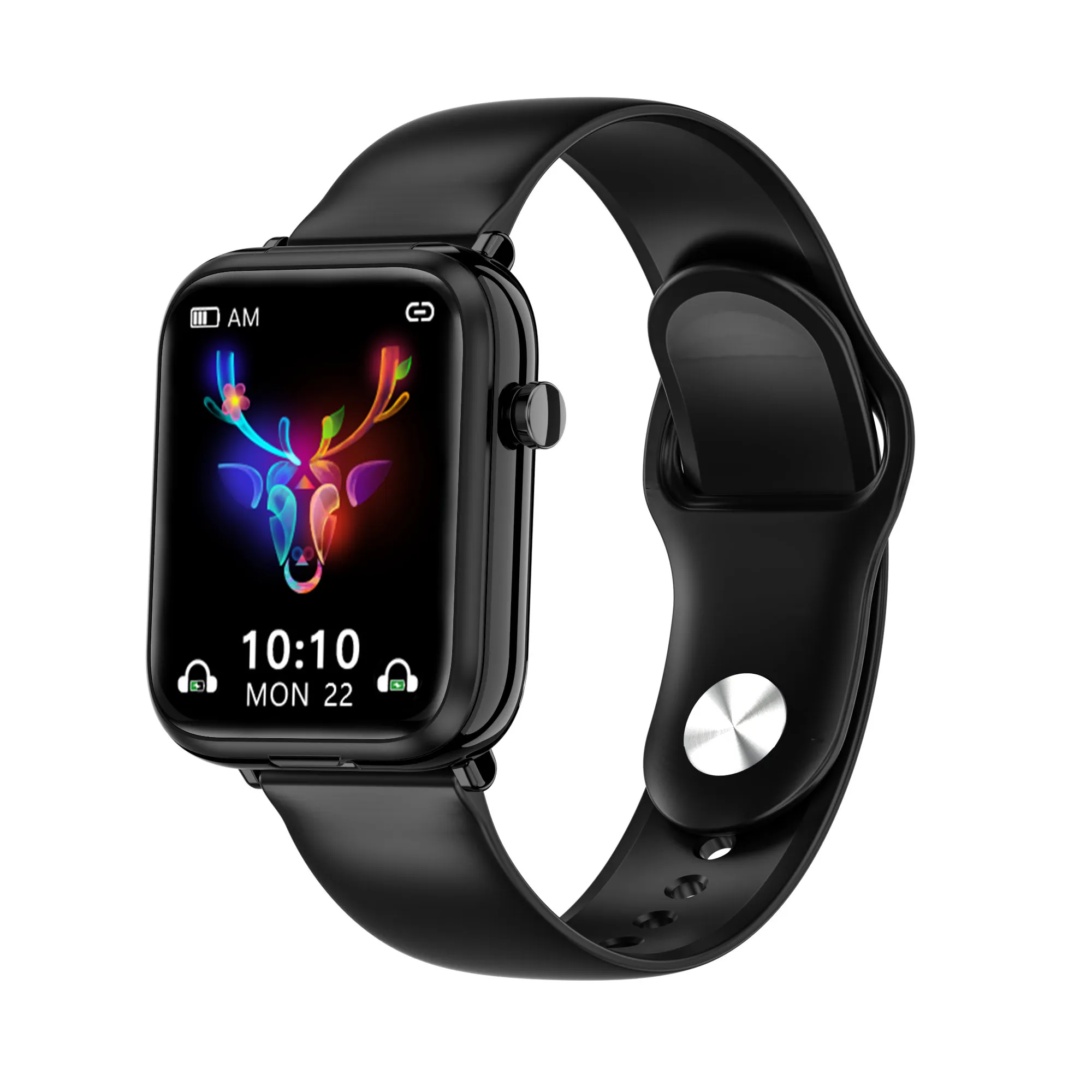 X8 TWS Bluetooth Y68 Smartwatch With Wireless Earphones, 1.54 Inch ...