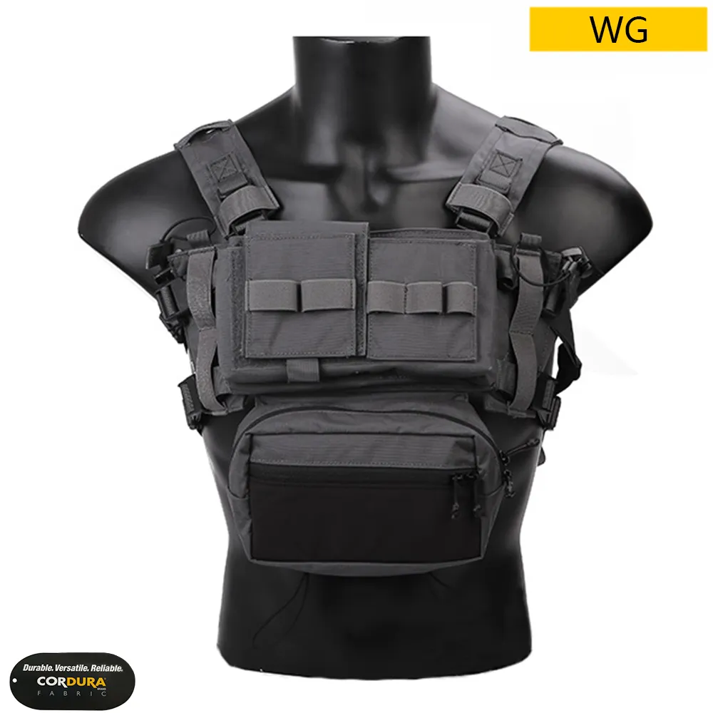 Tactical Chest Rig, Micro Fight Chassis MK3, Airsoft Vest W/ 556 Mag ...