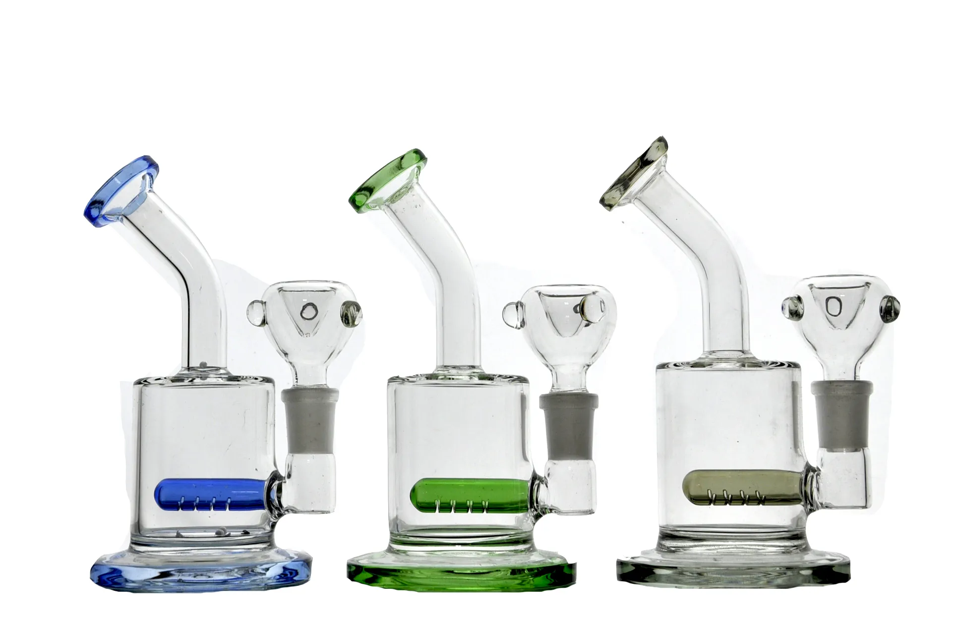 Wholesale Assorted Color 6 Inch Cyclone Glass Bongs With Handful Tube ...