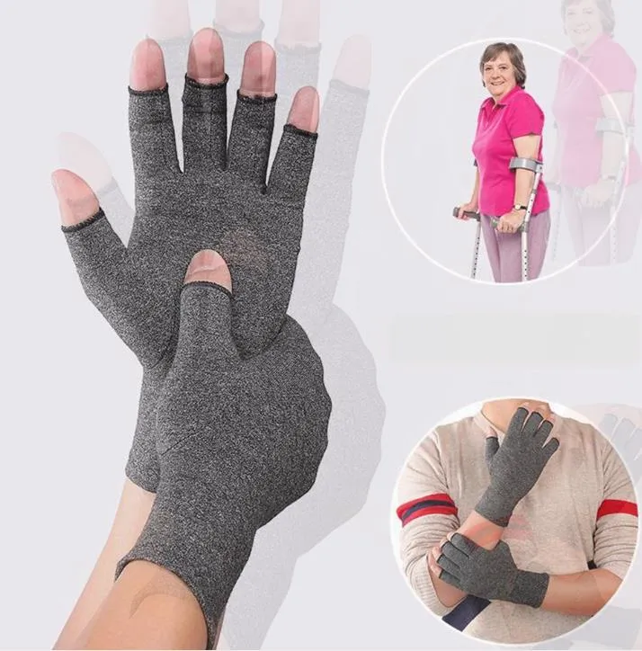 Arthritis Compression Gloves - Magnetic Therapy, Rheumatoid Pain Relief ...