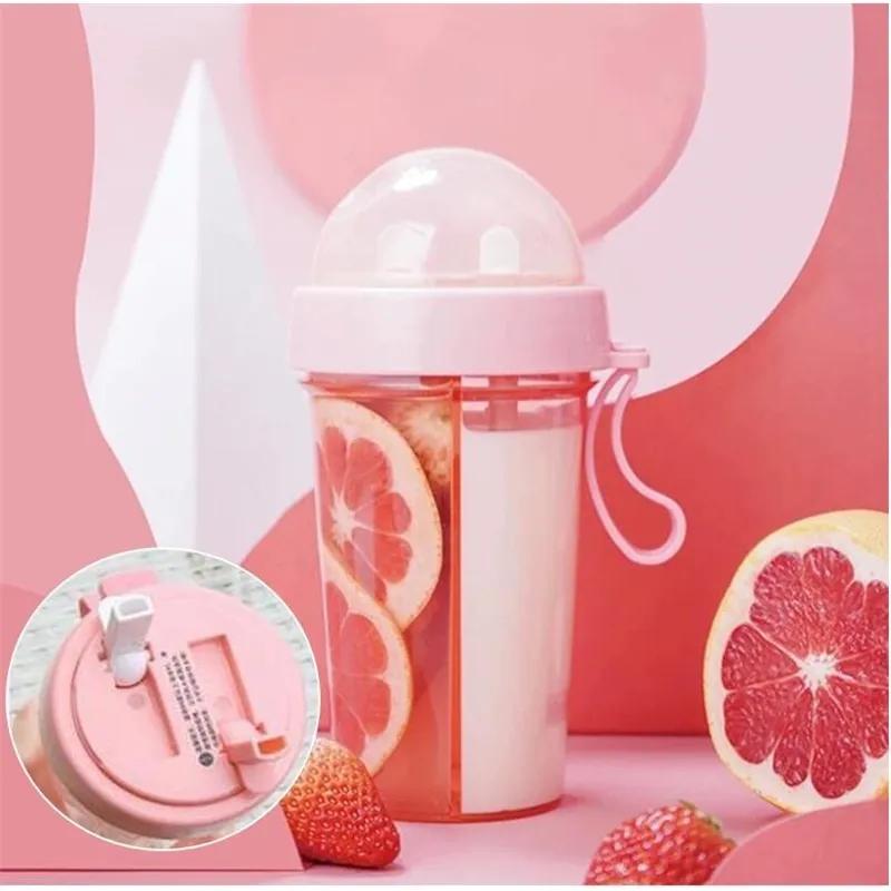 Double Tube Dual Chamber Water Bottle Leak Proof... From Luo09, $8.87 ...