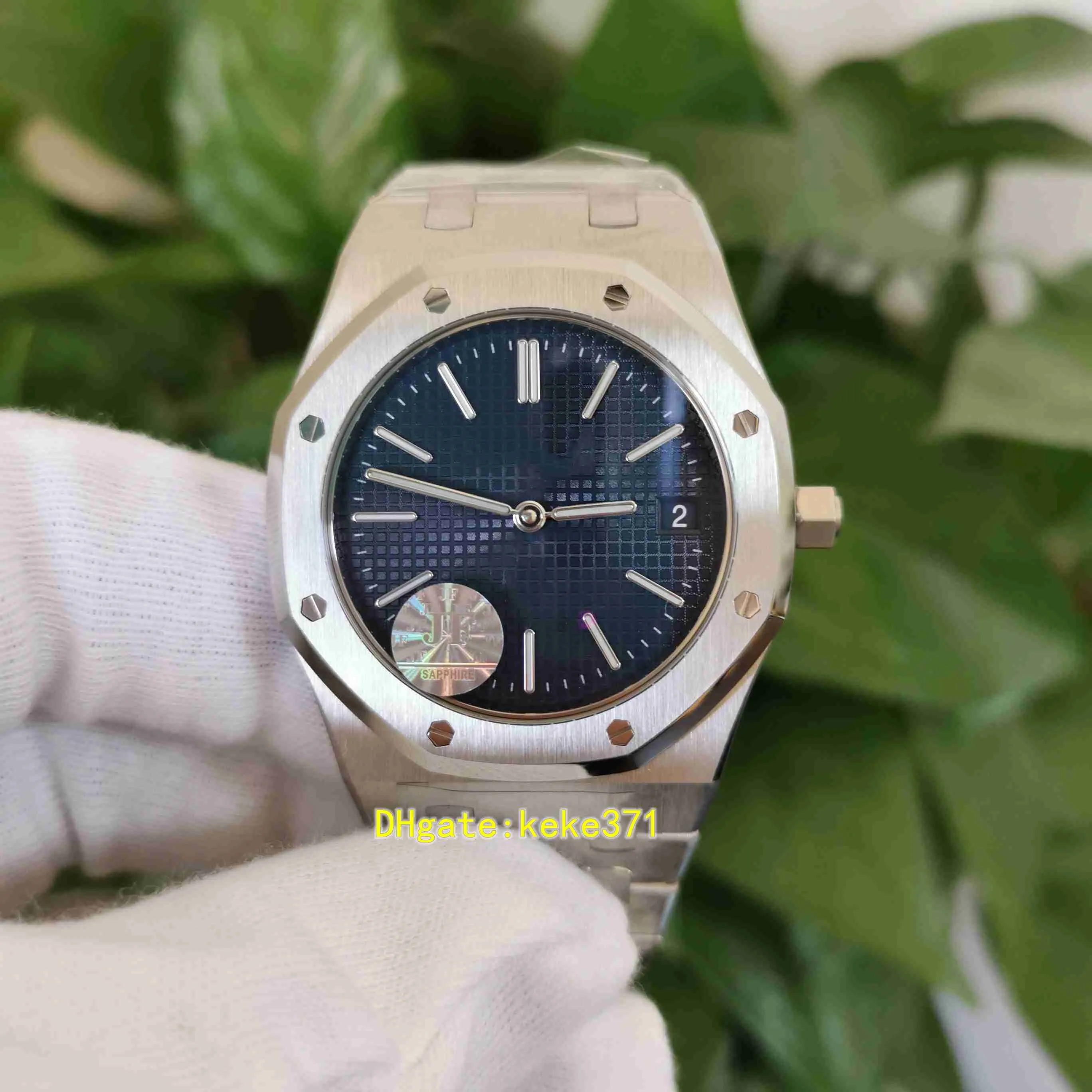 904L Steel Mens Watch 40mm - Ultra-Thin Automatic Wristwatch with ...