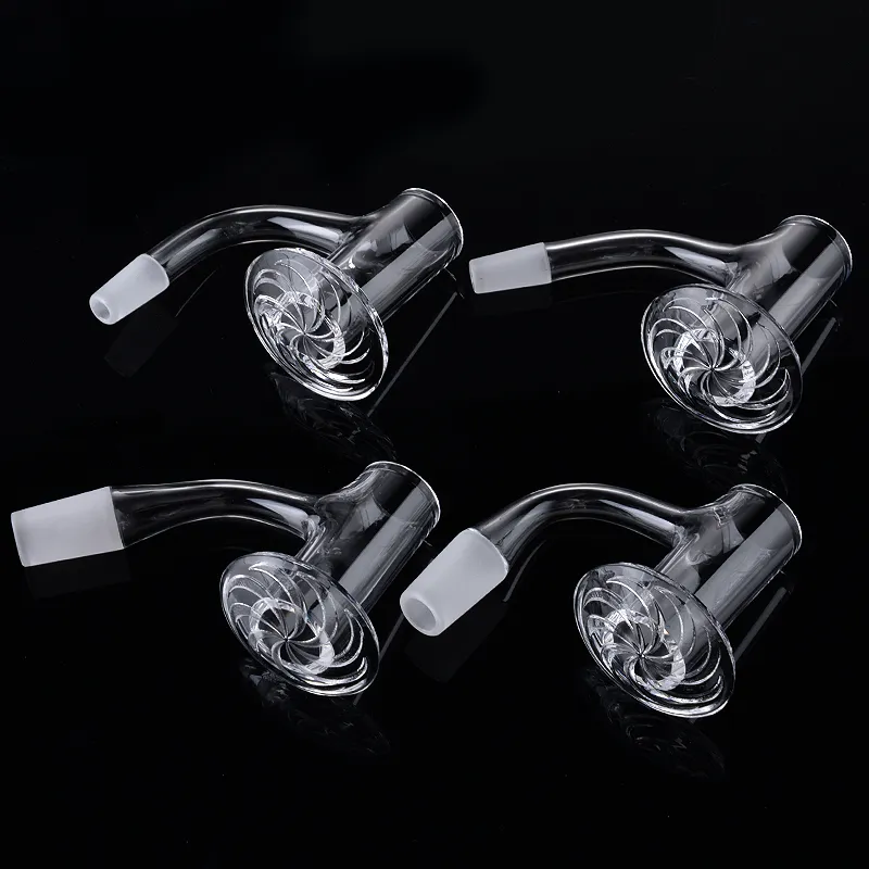 Seamless Fully Weld Smoking Beveled Edge Quartz Blender Spin Banger ...