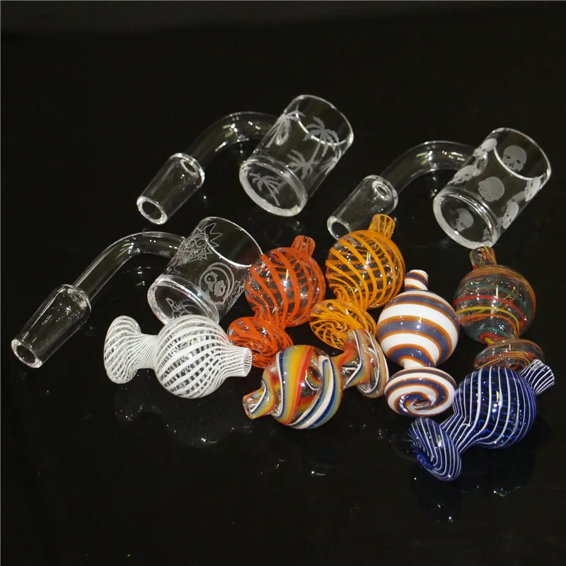 Premium Quartz Banger With Carb Cap High Quality 90° & 45° Oil Rig Dab ...