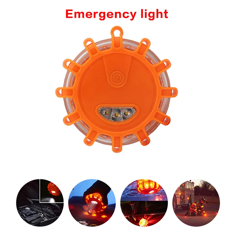 2022 Magnetic Emergency Roadside Light Road Flares Rescue Lamp ABS LED ...