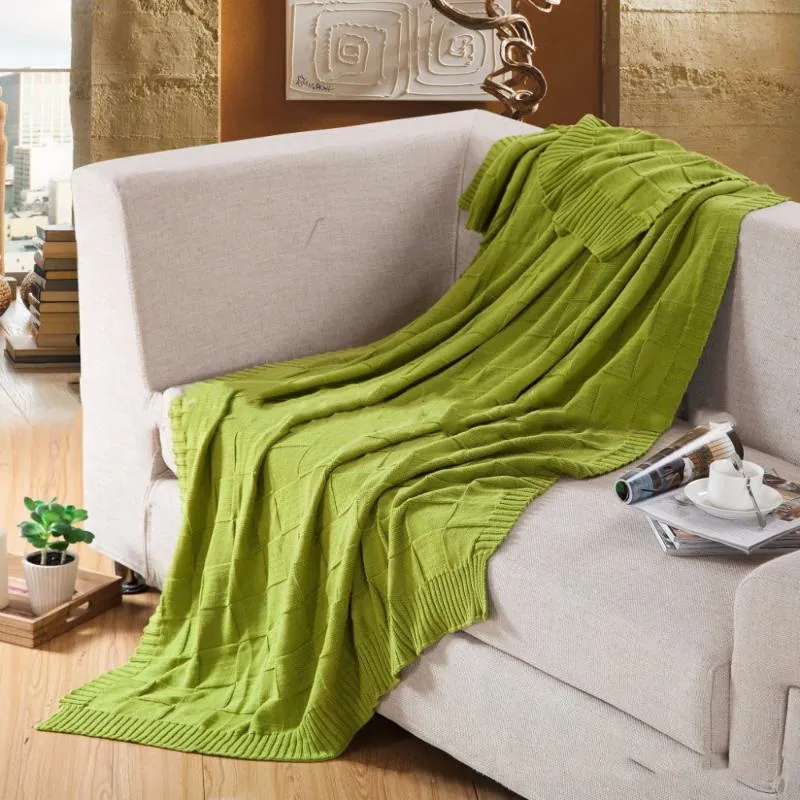 DHgate.com:British Style Knitted Thread Blankets for Home Decor and ...