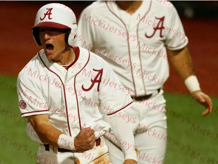 Alabama Crimson Tide College Baseball Jersey Jimmy Nelson Alex Avila ...