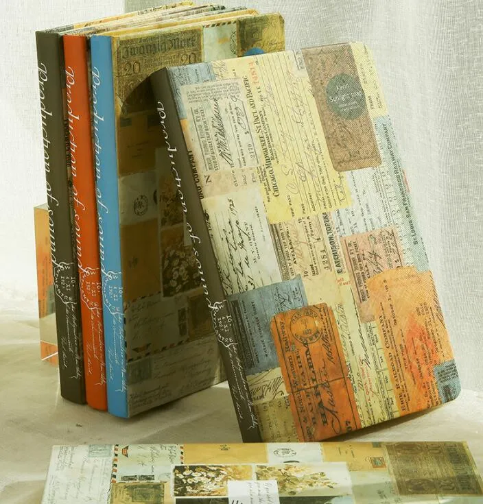Wholesale Vintage Notebook Collection: Colorful Illustration Design ...