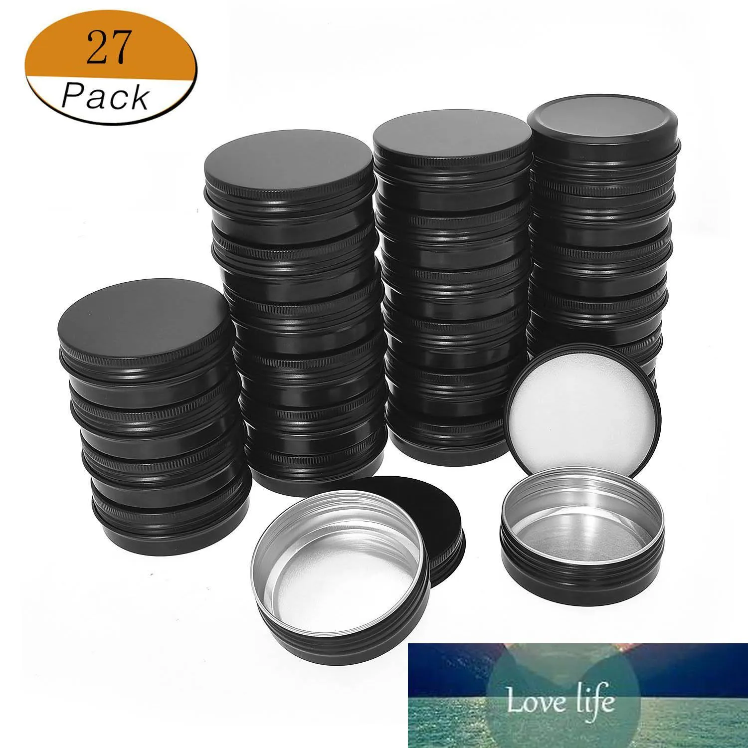 Wholesale 24 Pack 2OZ/60G Round Aluminum Tin Cans Screw Top Steel ...