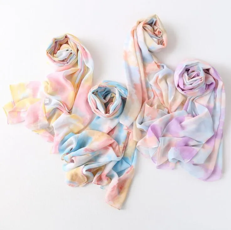 Lightweight Chiffon Scarf - Versatile Women's Neck Scarf, Beach Head ...