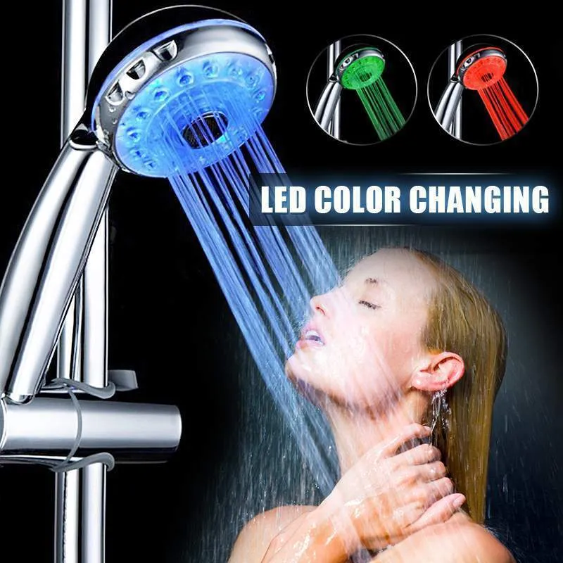 Temperature Controlled RGB LED Shower Head With... From Long10, $9.82 ...