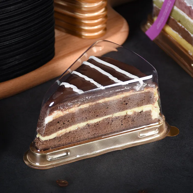 Caja De Pastel Transparente Para Pasteles De Triángulo De Queso ...