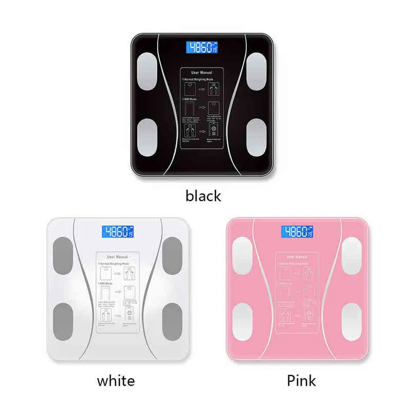Body Fat Digital Smart Weight Scale Electronic Smart Weight Scales ...
