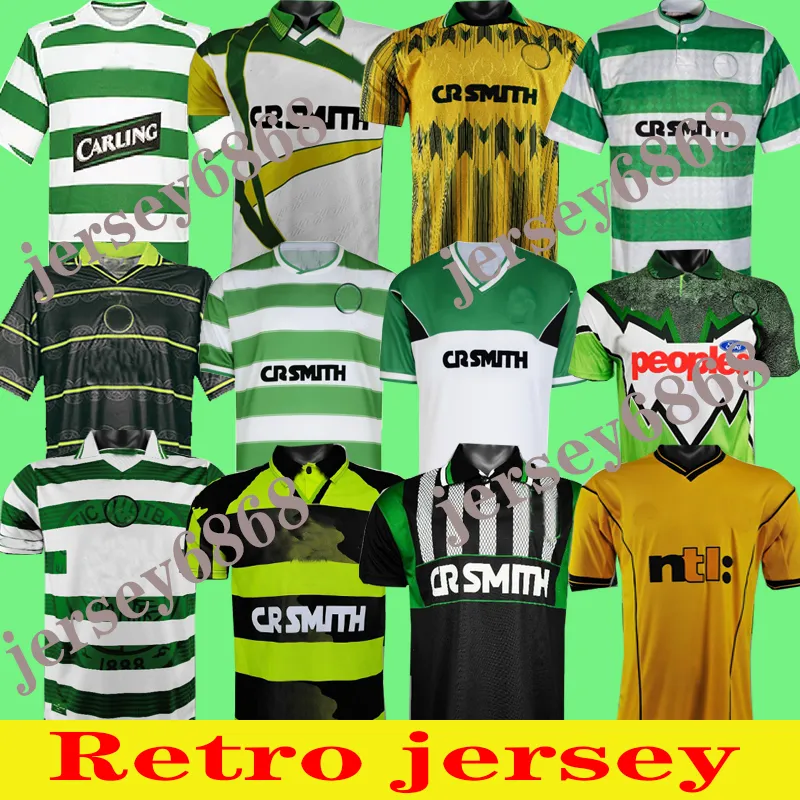 84 86 91 Retro Jersey Celtic Retro Soccer Jerseys HOME 95 96 97 98 99 ...