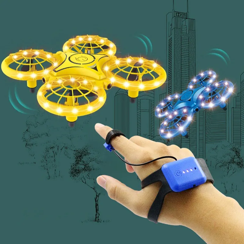 Smart Four Axis Induction Flying Spinner Mini Drone With Gesture ...