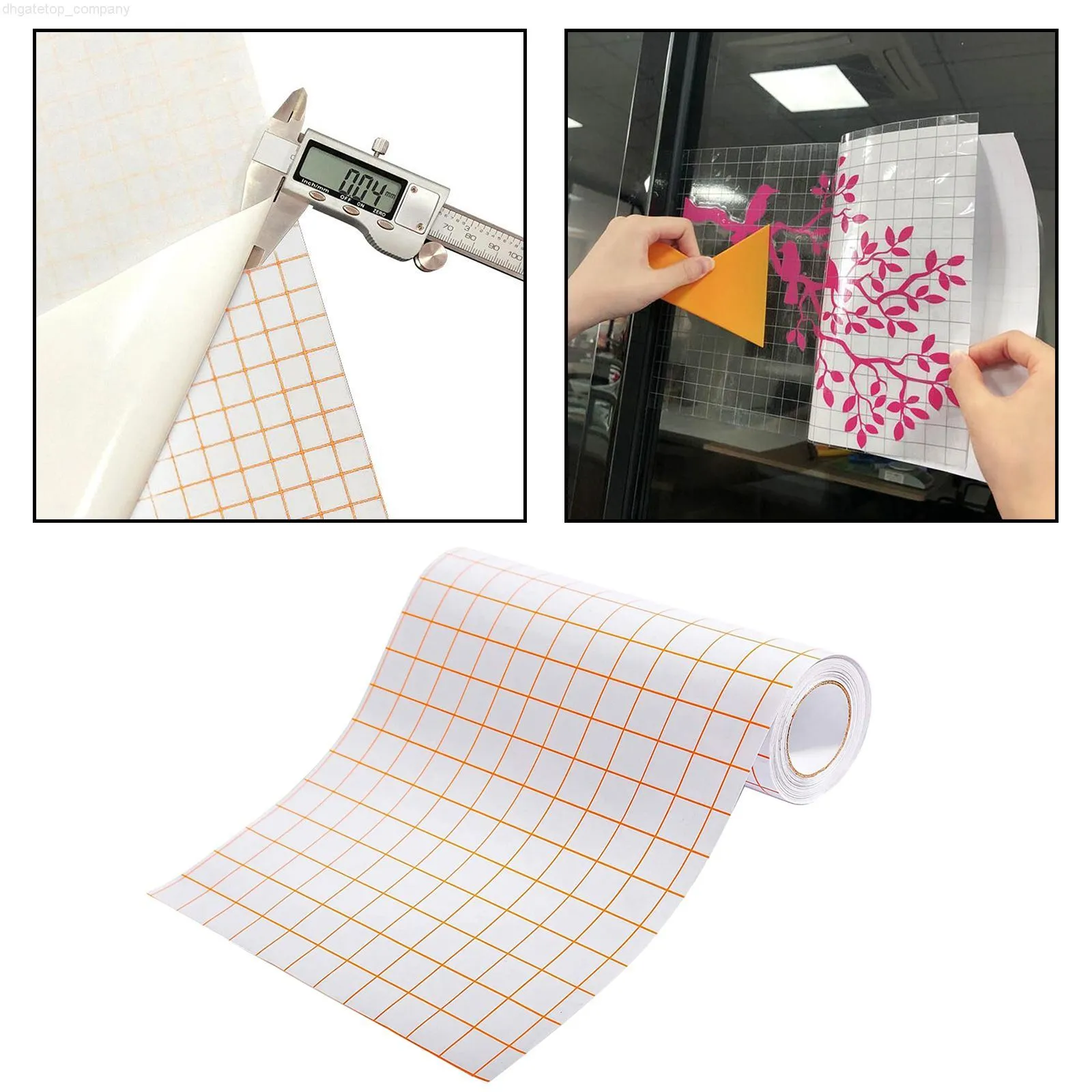 Transfer Paper Rolls Transparent Adhesive Vinyl PVC 1 Roll Compatible ...