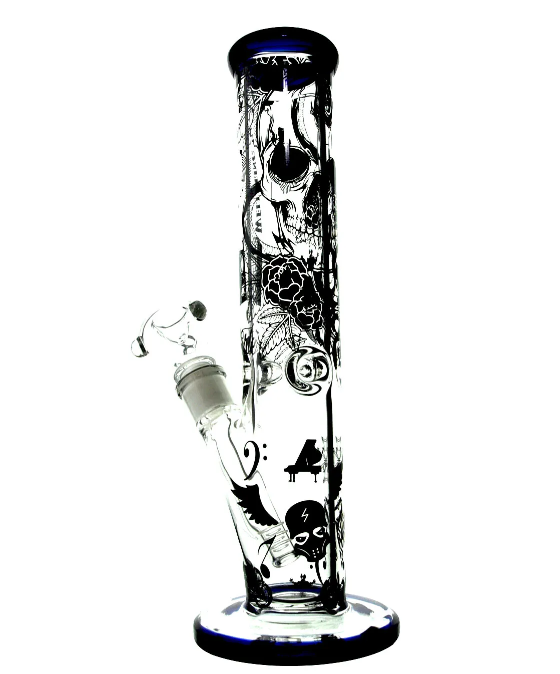 Wholesale Customized Paint Style Cyclone Glass Bongs 10 12 Inch ...