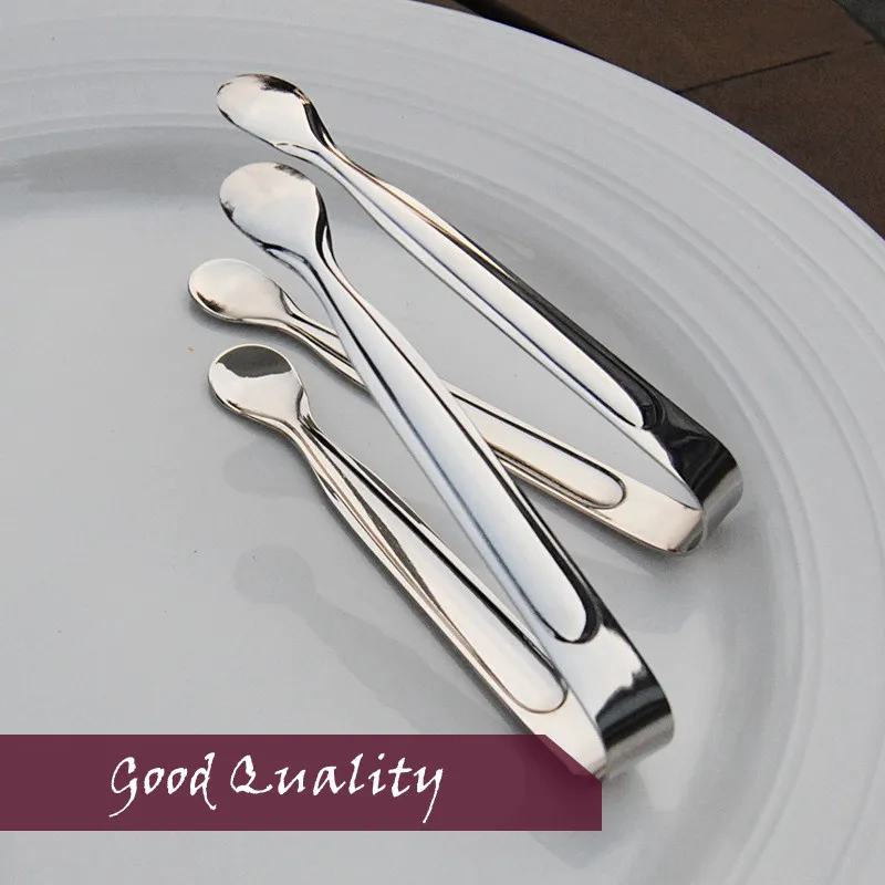 Mini Kitchen Utensils: 5 Inch Stainless Steel Tongs Versatile Ice Clips ...