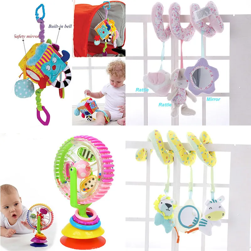 DHgate.com:Stroller Toy Colorful Early Educational Baby Rattle Toys Set ...