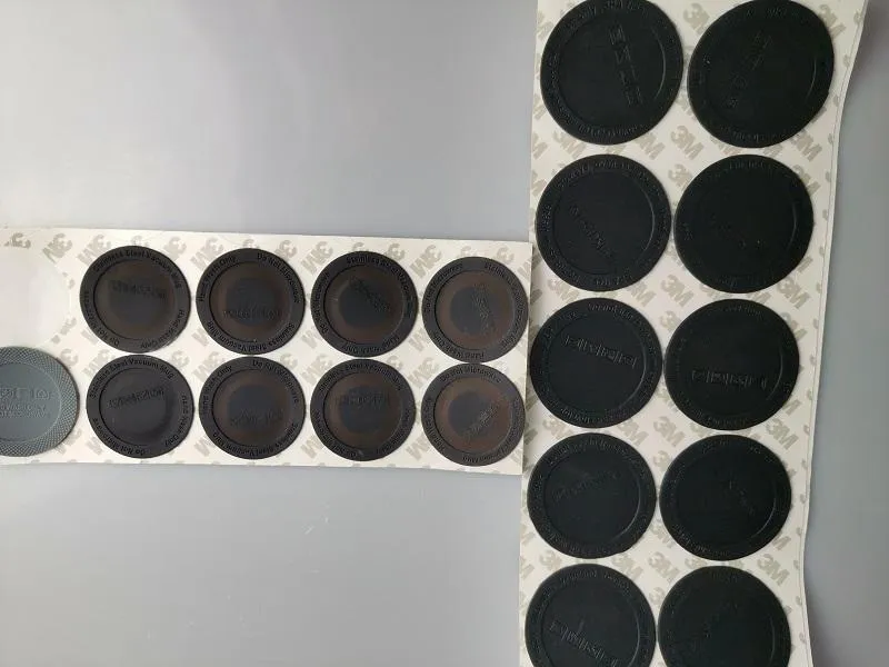 3M Self Adhesive Rubber Coaster Pad for 15oz 20oz 30oz Tumblers Black ...