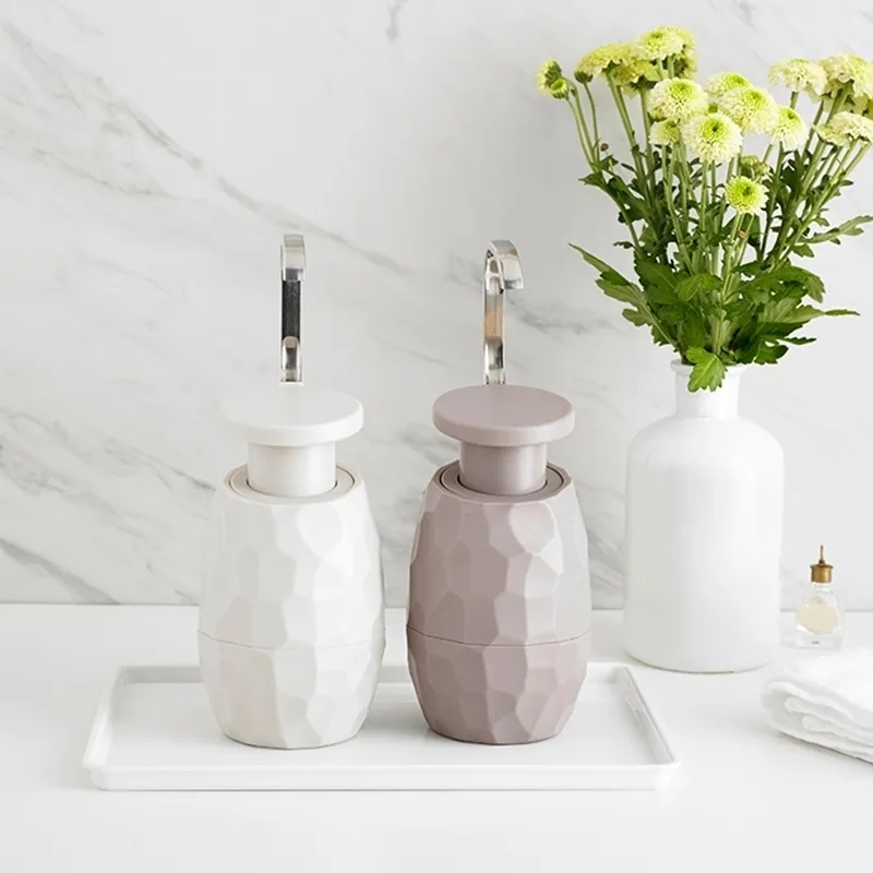 Creative One-Hand Soap Dispenser - 400ml, Eco-Friendly Bathroom ...