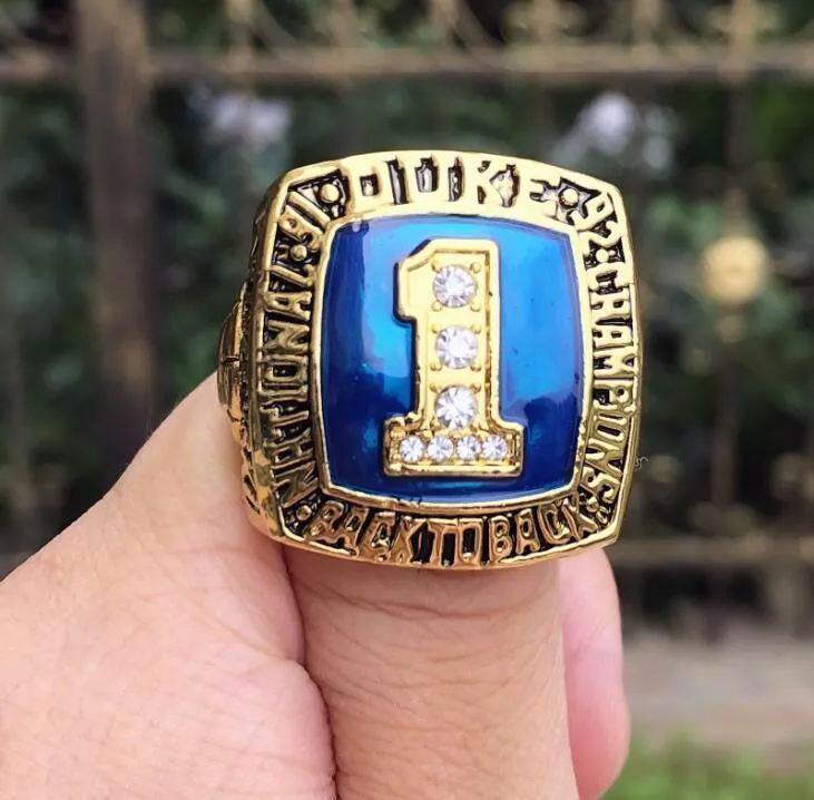 DHgate.com:1992 DUKE Blue Devils National Championship Ring Souvenir ...
