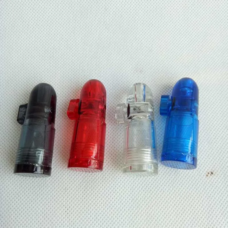 Plastic Snuff Dispenser Bullet Rocket Snorter Smoking Pipe Cigarette ...