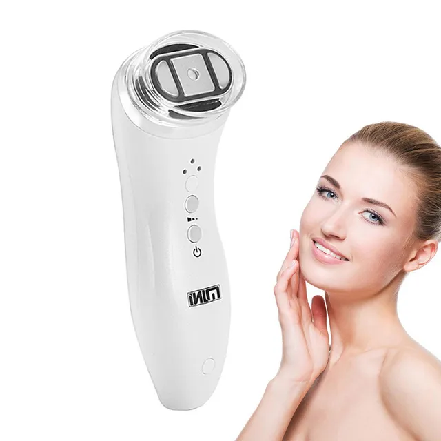 Mini HIFU Face Lifting Device - Ultrasonic RF Skin Tightening, Anti-Wrinkle Massager, Portable ...
