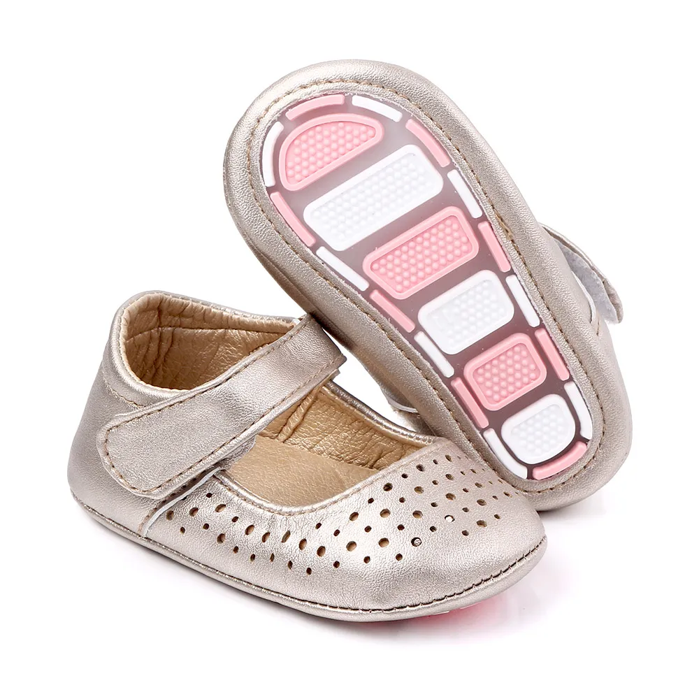 Toddler Shoes Baby Girl Infant Newborn Soft Rubber bottom non-slip Pu ...
