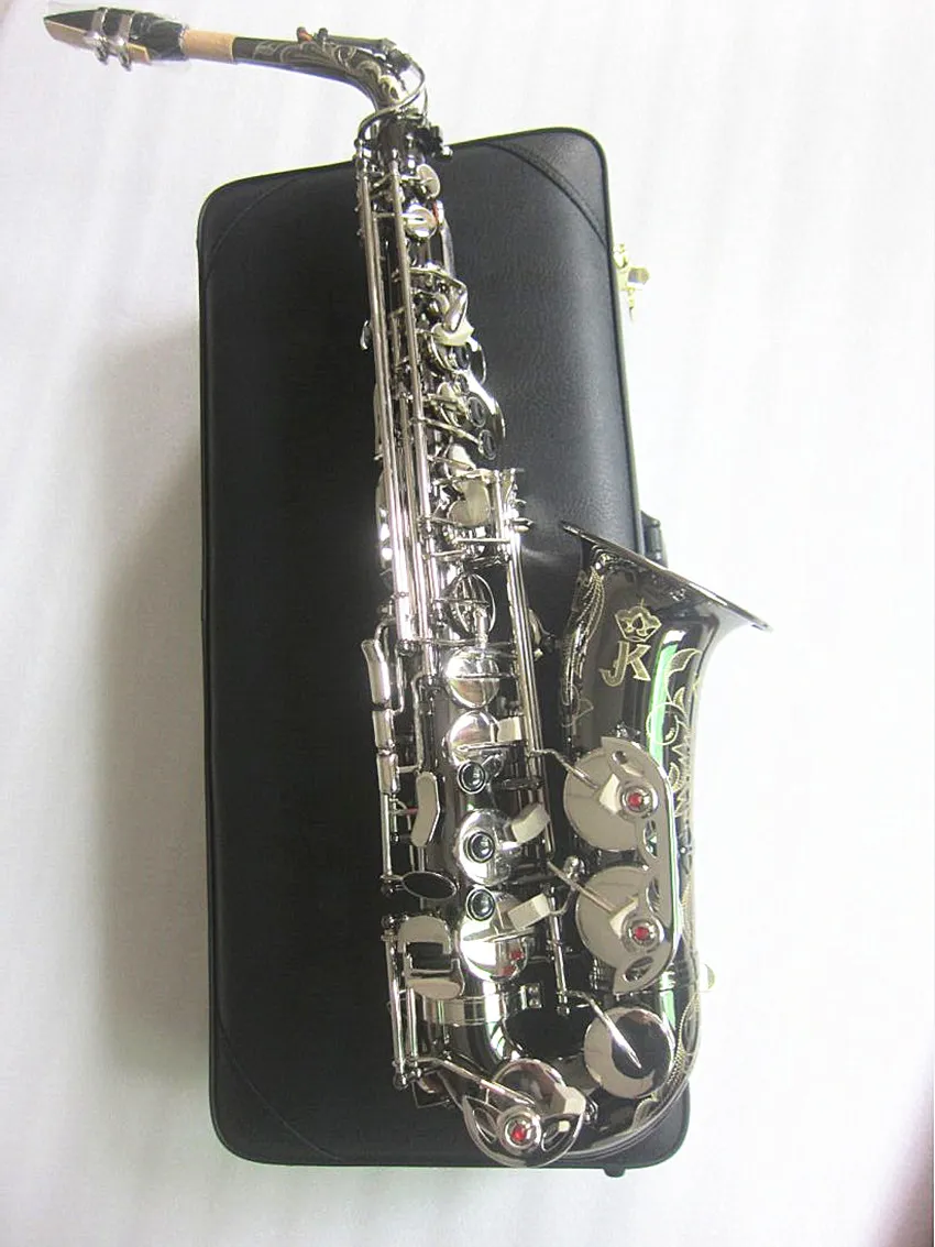JK SX90R Alto Saxophone Professional Black Nickel Silver Keys German ...