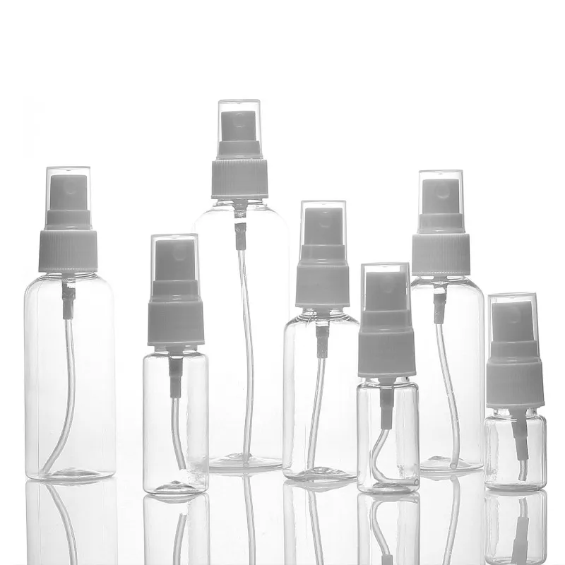 Refillable Fine Mist Spray Bottles - Clear Plastic Atomizers for ...