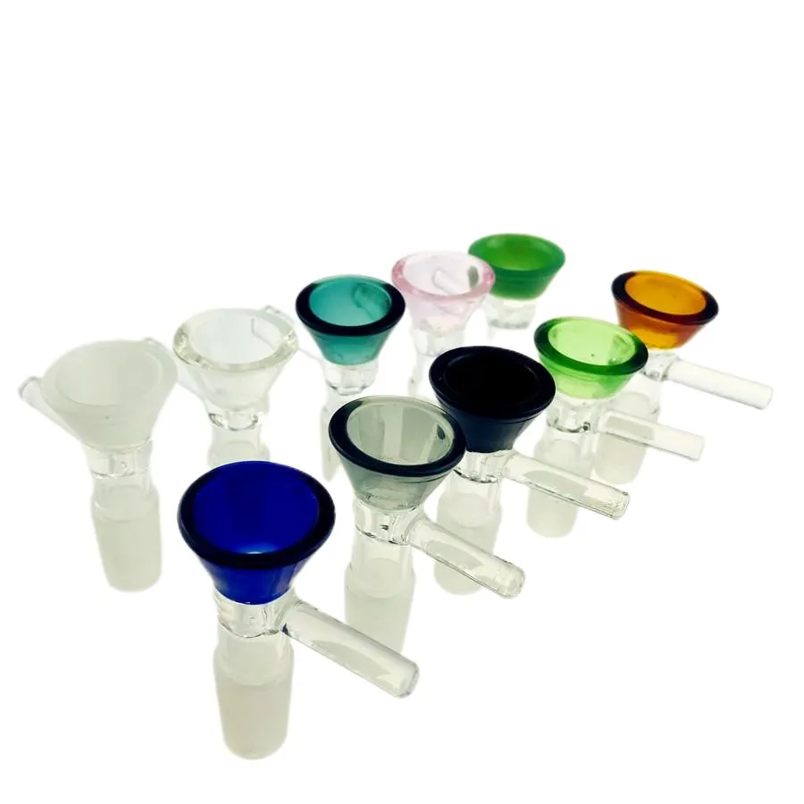Pink Funnel Bowl Hookahs for Glass Bong Bowls Pipes - 5mm Thick Slides ...