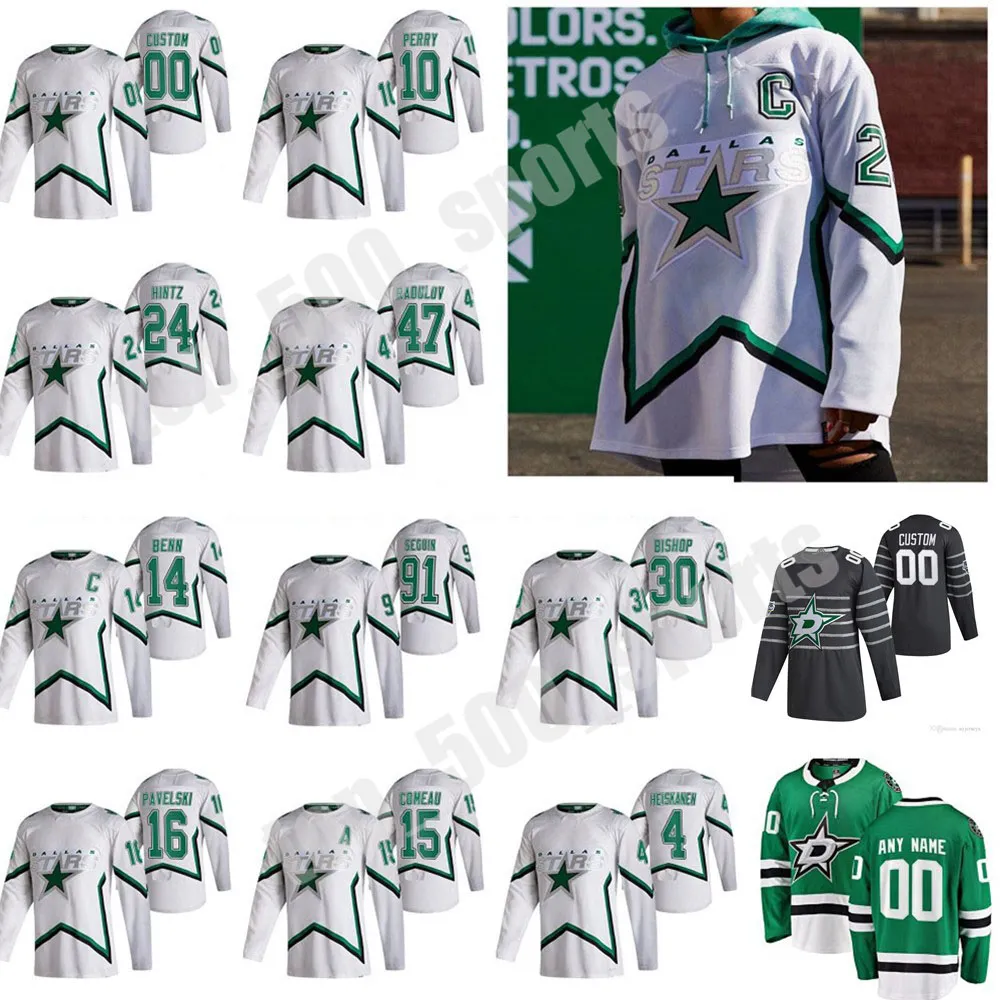 Dallas Stars 2021 Reverse Retro Hockey Jerseys Jake Oettinger Jersey ... Dallas Stars 2021 Reverse Retro Hockey Jerseys Jake Oettinger Jersey ...
