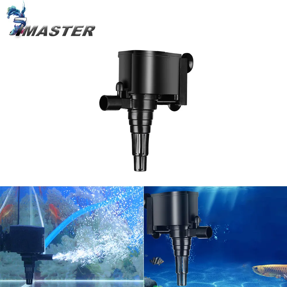 Aquarium Filter & Air Pump Combo - Submersible Fish Tank Water Purifier ...