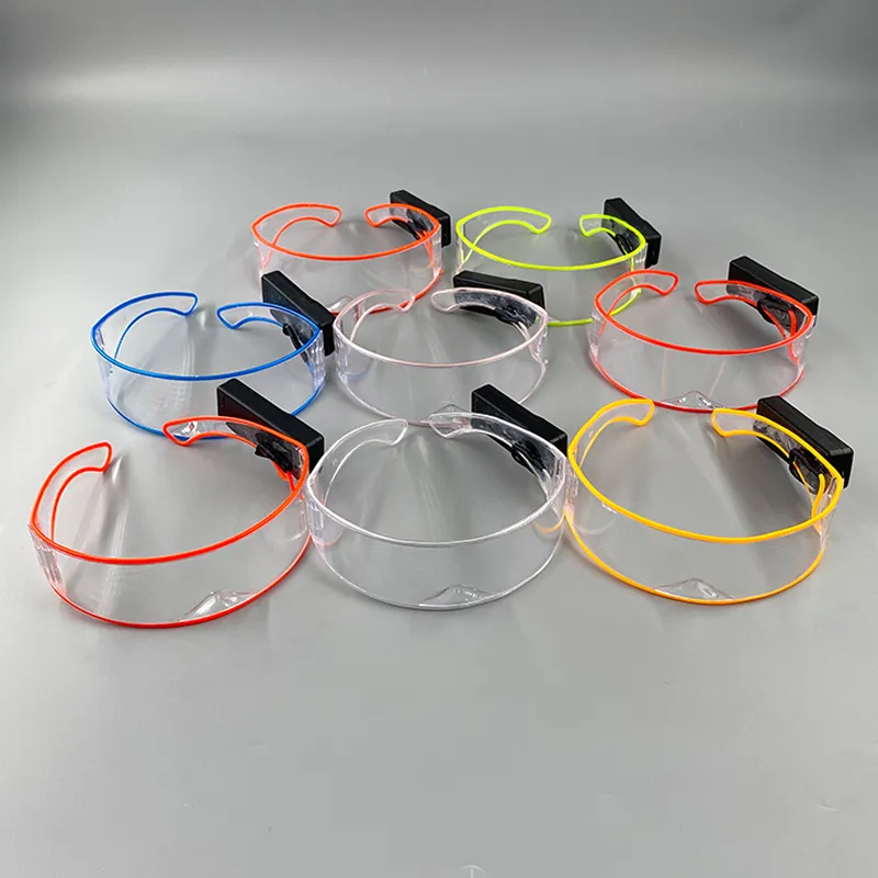 Neon Party Glasses: Glowing LED Sunglasses for Raves, Weddings, and ...