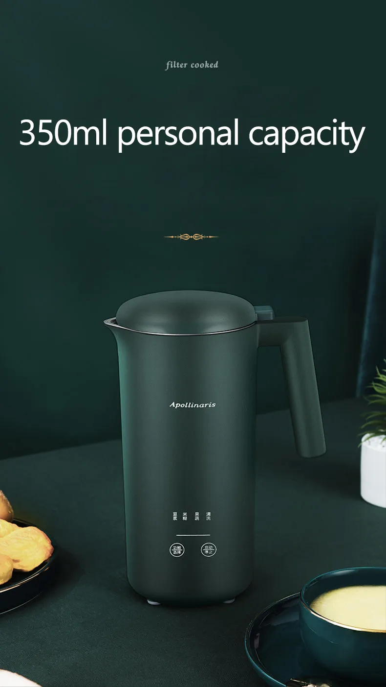 Automatic Soy Milk Maker - Compact 350ml Electric Soya Bean Milk ...