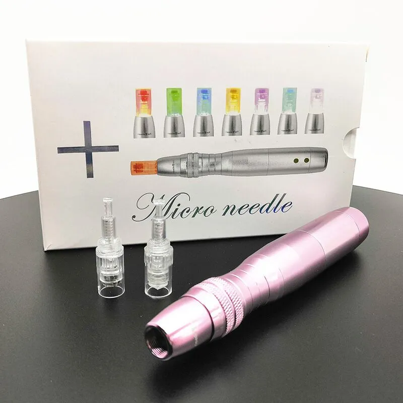 LED Photon Electric Rechargeable Derma Pen Digital Micro Needle ...