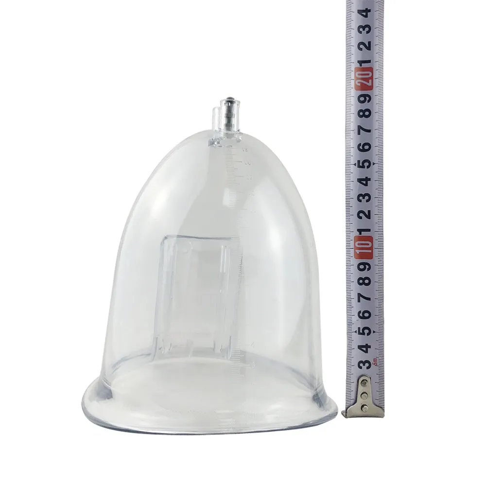 150mm Large Vacuum Cups For Breast Enlargement Therapy Transparent ABS ...