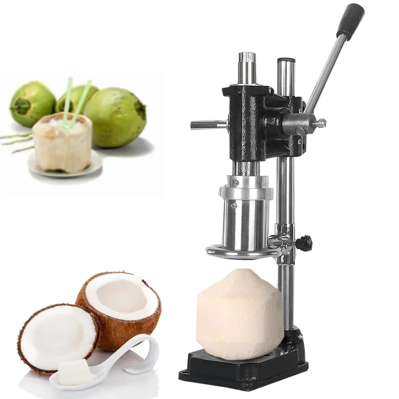 Commercial Lever Coconut Opener | Heavy Duty Green Coconut Lid Punching ...